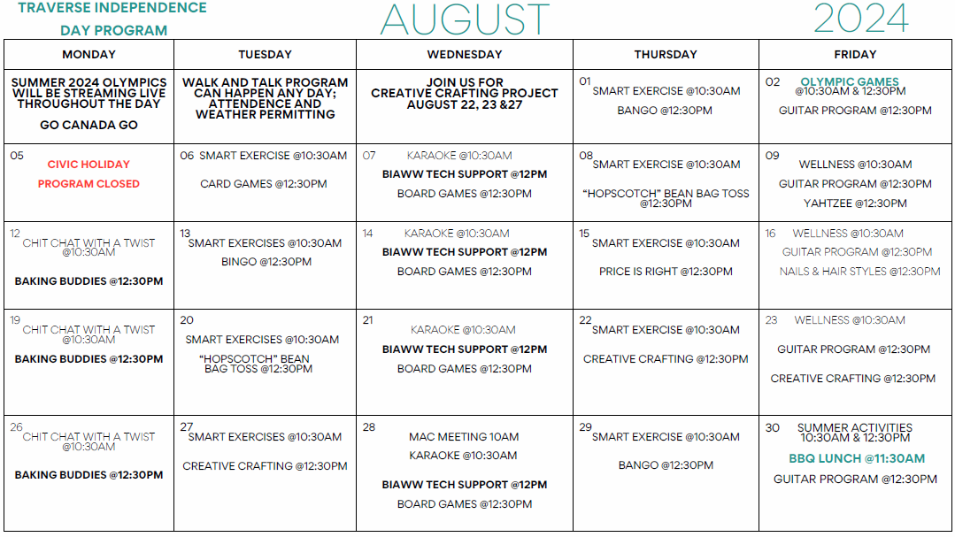 ABI Day Program | Traverse Independence